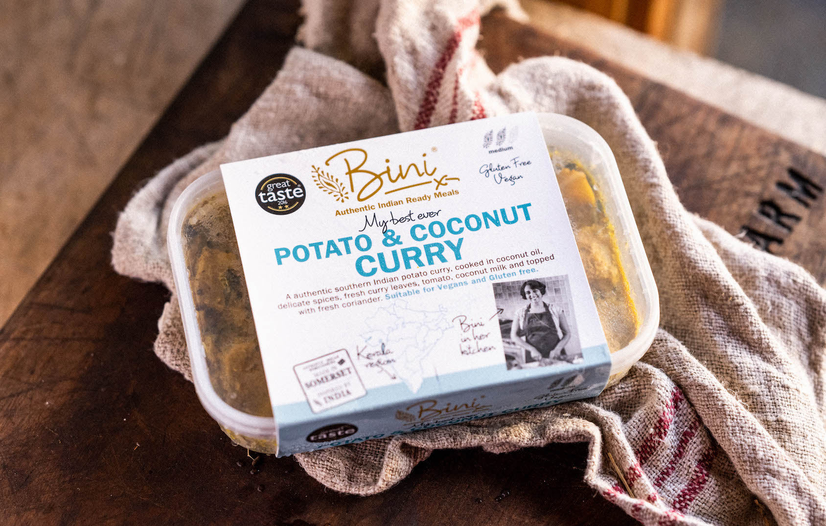 Bini's Potato & Coconut Curry Ready Meal | Edenmoor (formerly Pipers Farm)