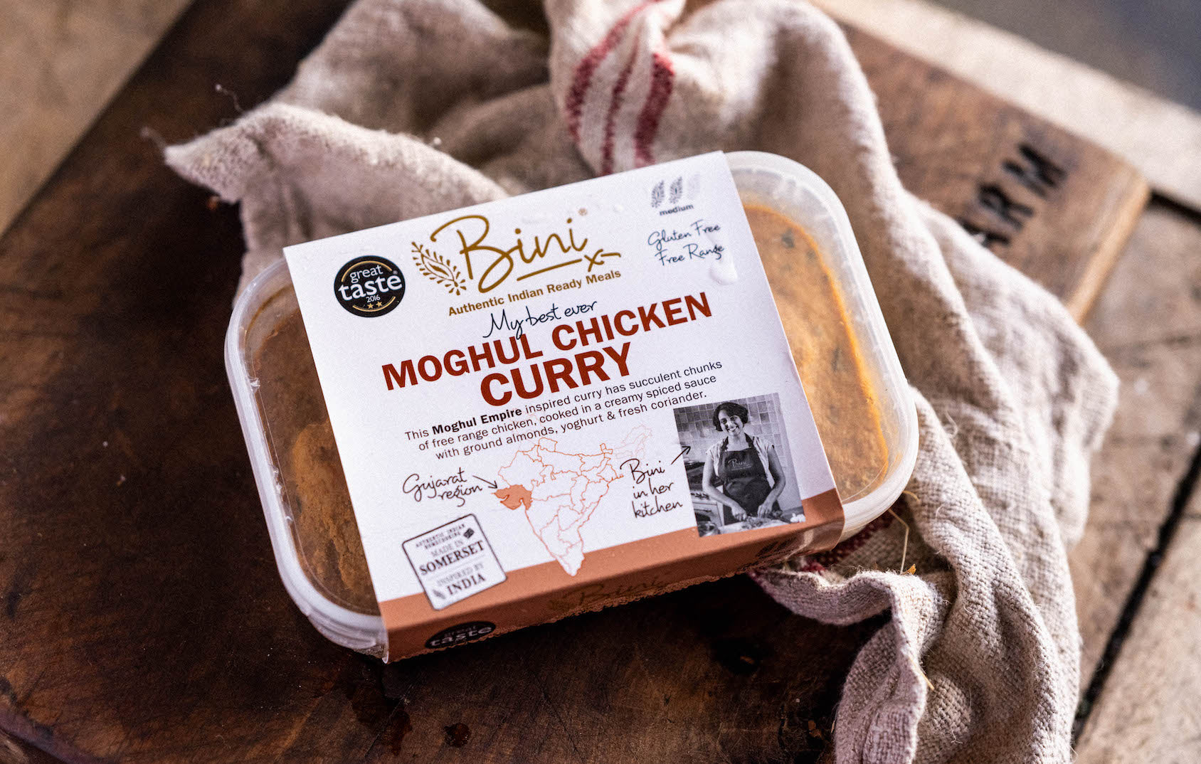 Bini's Moghul Chicken Curry Ready Meal | Edenmoor (formerly Pipers Farm)